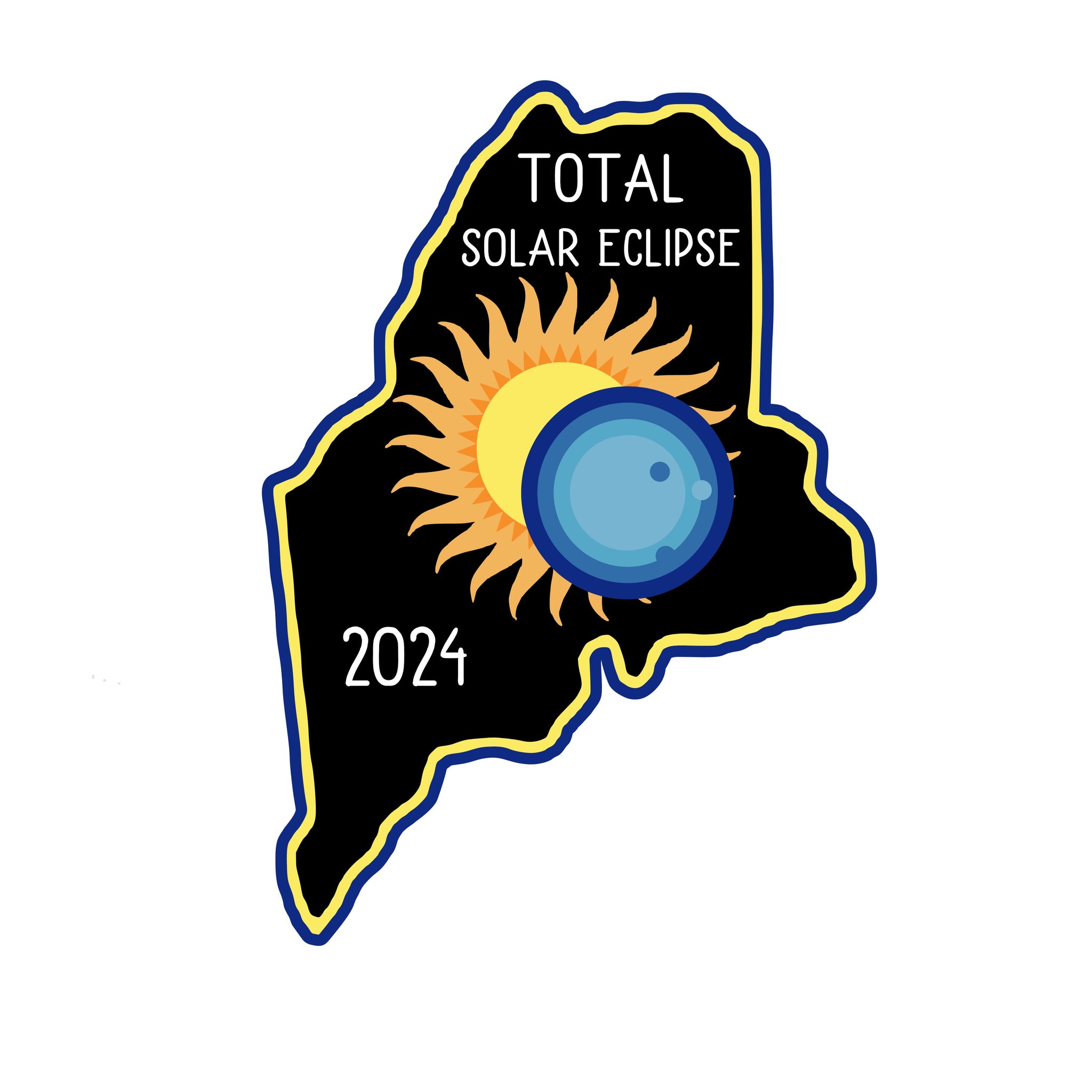 State Total Solar Eclipse Patch – Girls Love Scouting